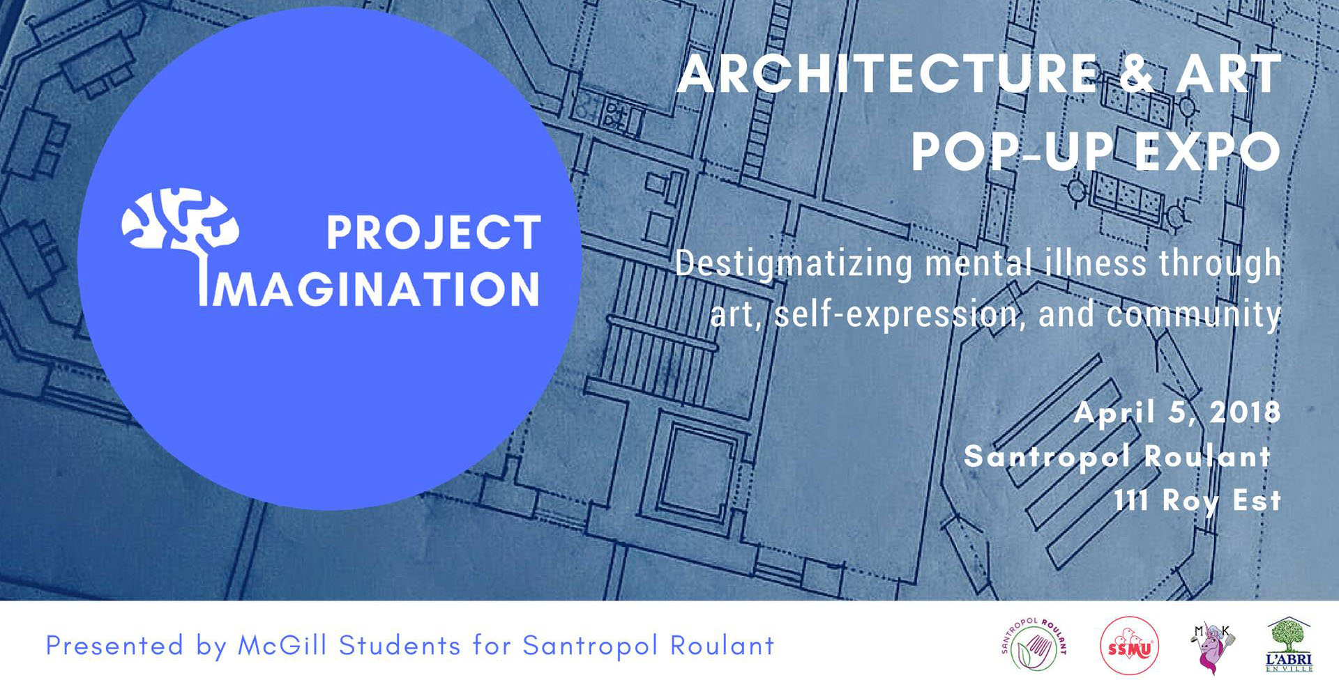 Project Imagination – Architecture & Art Pop-Up Expo | Santropol Roulant