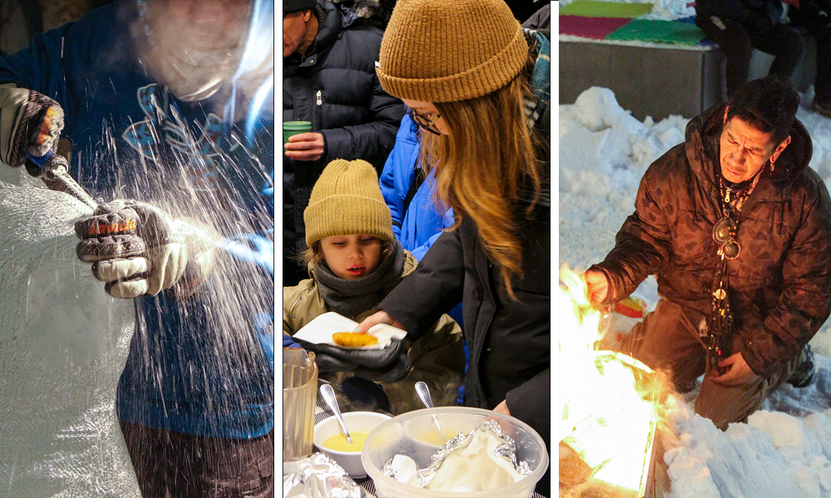 Gathering ’round the fire | Santropol Roulant